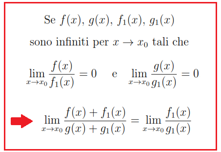 Infinitesimi equivalenti | matematica & oltre